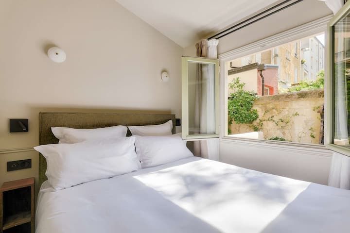 Maison Du Moulin Vert - Chambre Avec Accès Jardin - París