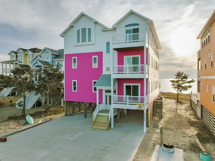 Sound Front Dog Friendly Home With Pool, Hot Tub - アウター・バンクス, NC