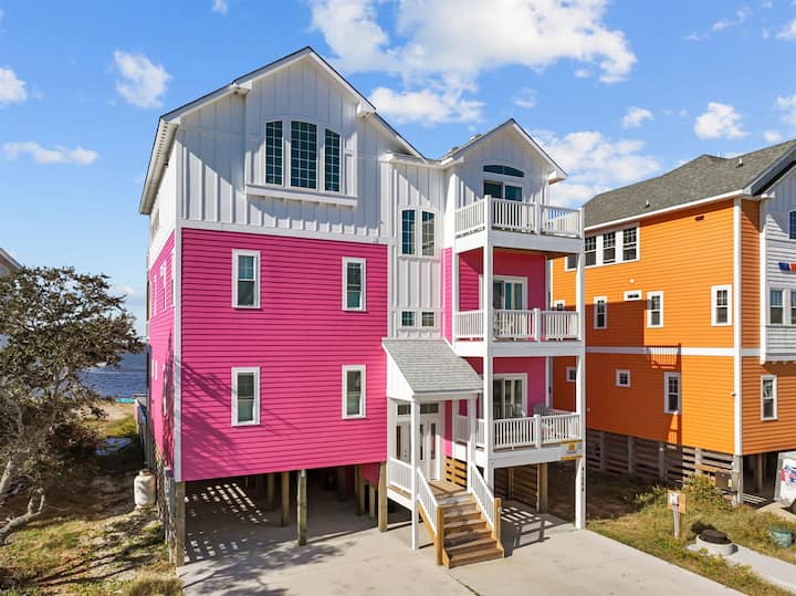 Sound Front Dog Friendly Home With Pool, Hot Tub - Outer Banks, NC