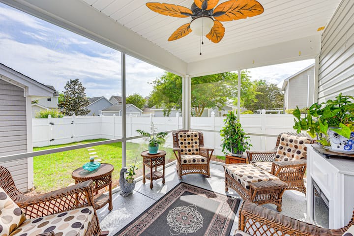 Charming Bluffton Home W/ Yard ~ 3 Mi To Beaches! - ブラフトン, SC