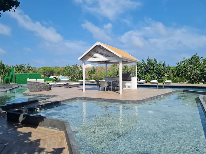 Marina Retreat In Puerto Aventuras + Golf Cart - Puerto Aventuras