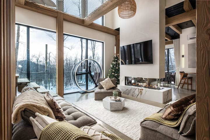 New! Lagom Evergreen | 7 Bedrooms | Indoor Pool - Mont-Tremblant