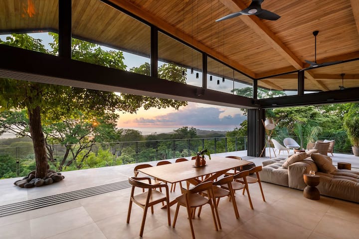 Ohana Makai Nosara - Ocean View And Walk To Beach - Nosara