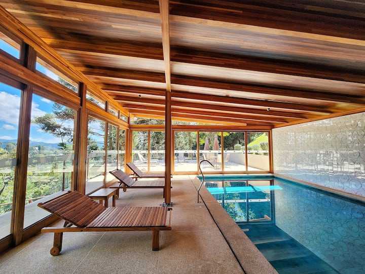 Apê C/ Lareira E Wi-fi 2,5 Km Do Capivari - Campos do Jordão