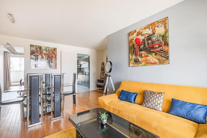 Havre De Nature - Proche Paris - 87m2 Appart - Ibis Orly Chevilly Tram 7
