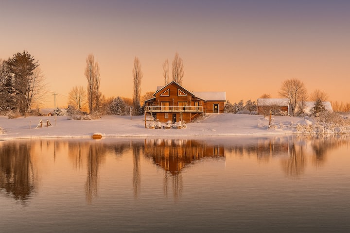 Amish-built Log Cabin | Pond | Kayaks | Atv Trails - Day, WI
