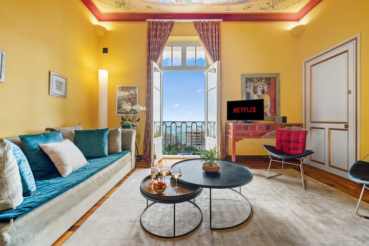 Le Coq Tersling - Residential Parking - Ac - Sea - Menton