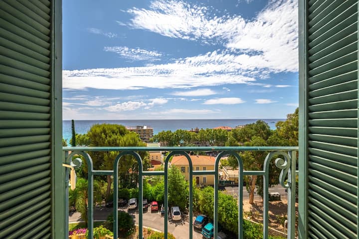 Le Coq Tersling - Residential Parking - Ac - Sea - Menton