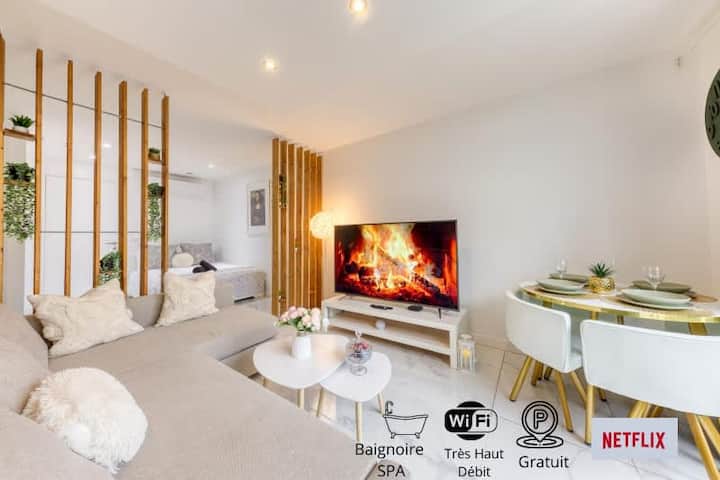 Studio Idyllique, Terrasse, à 10 Min De Paris Nord - Argenteuil