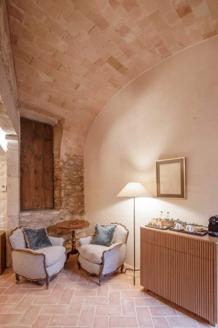 Baluarte - Suite Deluxe At Castell De Vallgornera - Catalogne