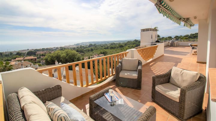Luxury ÁTico Con Terraza, Bbq Y Vistas Increíbles - Alcossebre