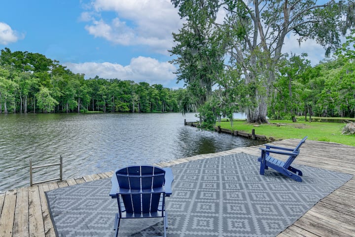 Home On Blood River - Private Dock & Spacious Deck - Tickfaw State Park, Springfield