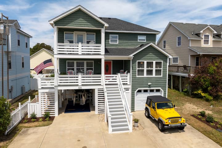 Sojourn | Country Club Access | 5 Br | Sleeps 12 - Kill Devil Hills, NC