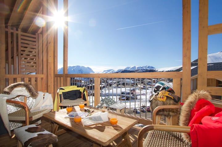 Skis Aux Pieds ! T6 De 115m² + Vue Sur Les Pistes - L'Alpe d'Huez