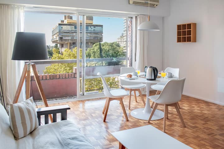 Moderno Estudio Con Vista Privilegiada En Recoleta - Recoleta