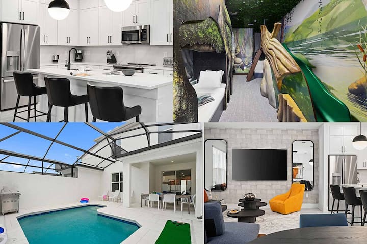 Olivia's Oasis | Huge Brs, Luxe L/dr - Near Parks - Orlando, FL