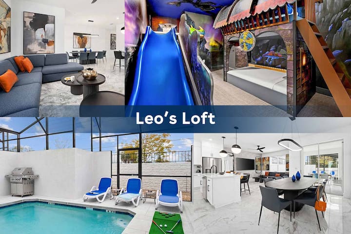 Leo's Loft | Chic Villa W Luxe Suites - Near Parks - Orlando