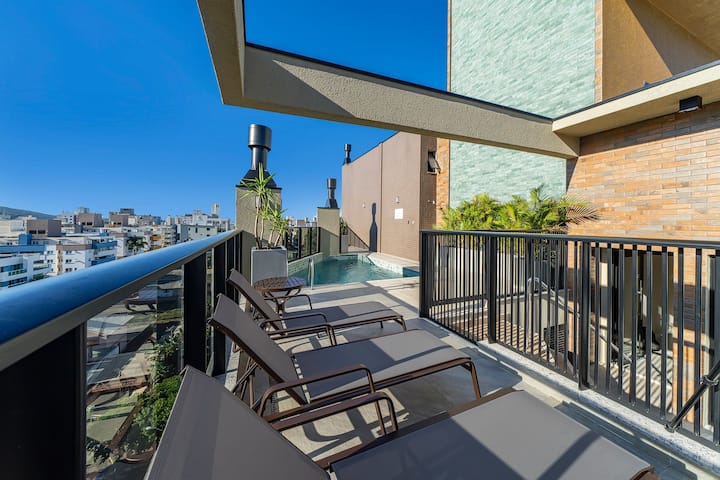 High Standard Apartment With Swimming Pool - Bombinhas