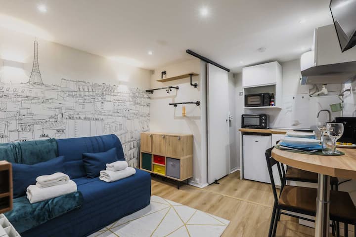 Studio Cosy - 2p - Canal Saint Martin - Le Bourget