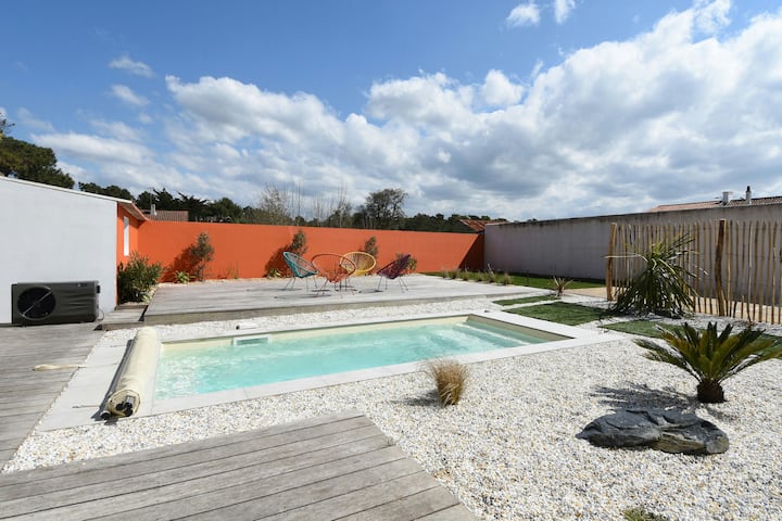 Maison Pour 10 Avec Piscine Chauffée - Fromentine