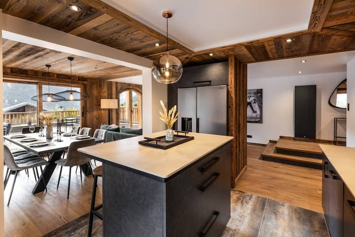 N°2 : 10 Pers,  Vastes Terrasses Sud, Sauna, Hamac - Champagny-en-Vanoise