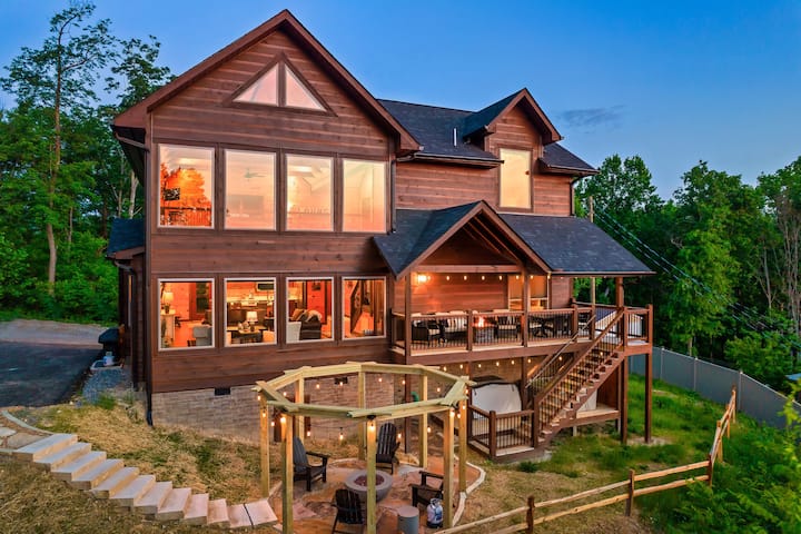 Serenity Sunrise- Mtn Views- Fire Pit- Gameroom - Gatlinburg, TN