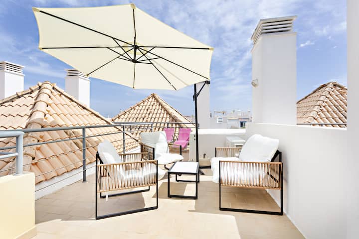 Avec Terrasse Et Piscine - Tavira