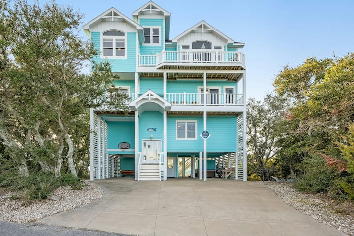 Sound Front 7br - Amazing Views, Private Pool - アウター・バンクス, NC