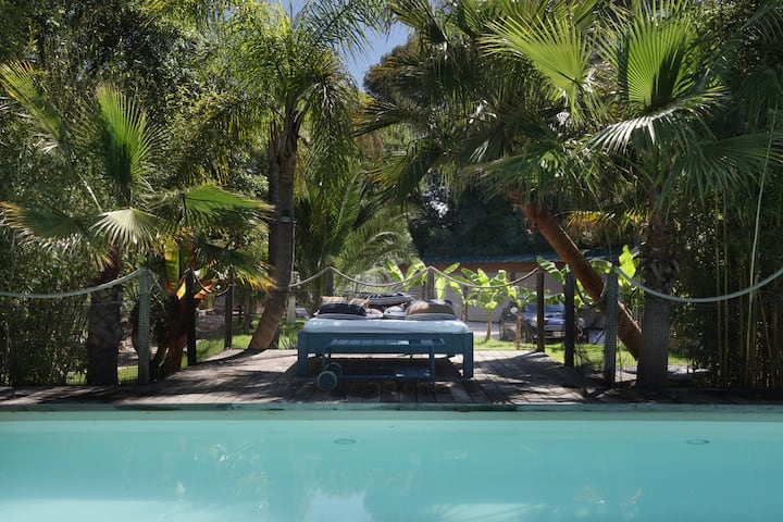 Villa La Palme : Pool, Jacuzzi  Garden & Sports - Montpellier