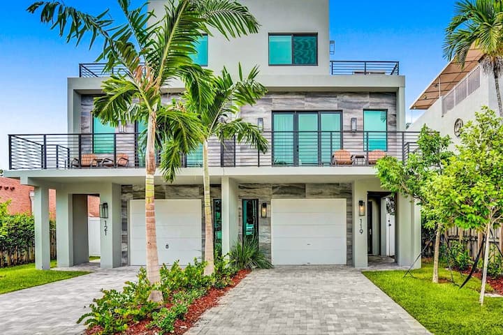 Luxury Las Olas 6200sqft - Sleeps 28 & W/2 Pools - Fort Lauderdale
