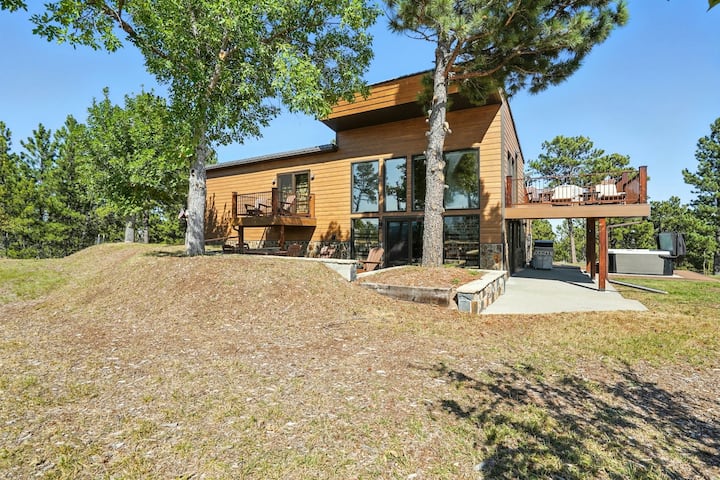 2br Mount Rushmore-view Cabin On 17-acres W/hottub - Keystone, SD