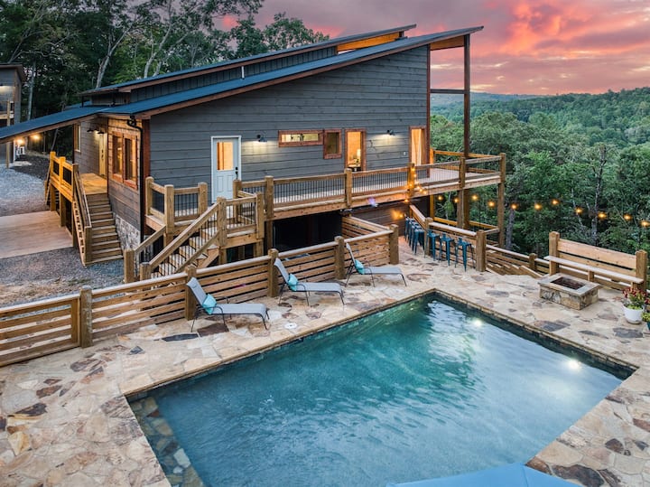Epic Pool*views*5 Kings*hot Tub*sleep 16 - Blue Ridge, GA