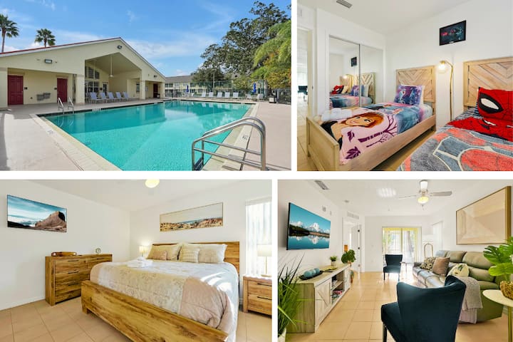 Spacious Condo W/ Pool,gym Near Disney & Seaworld - Kissimmee, FL