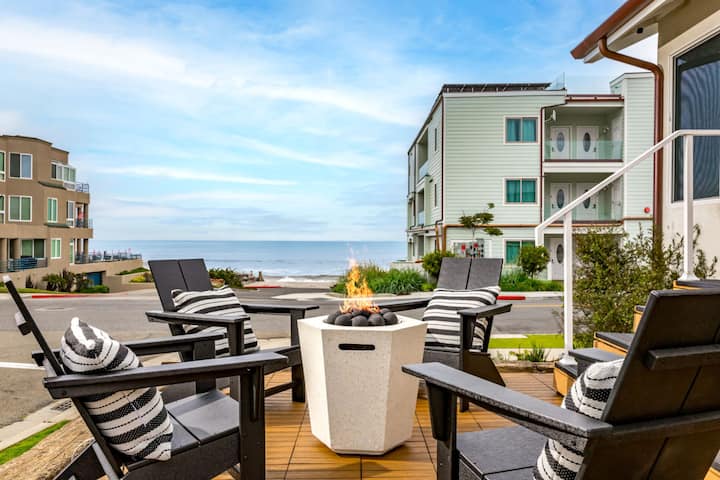 Sunsets, Ocean & Watch The Dolphins- Fire Pit- Spa - Oceanside, Californie