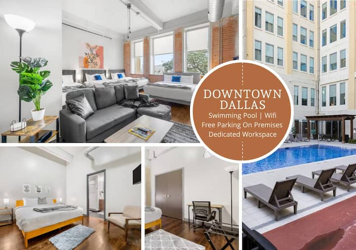 Spacious Downtown Apt | Pool + In-unit Laundry - Dallas, TX
