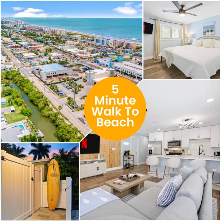 Walk To Beach, Shops & Downtown Cocoa Beach - Cocoa Beach, FL