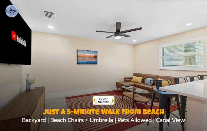 The Shark Tank: Steps To Ocean, Bars, Shops, Food - Cocoa Beach, FL