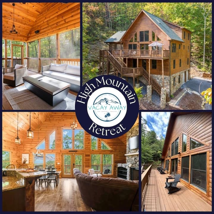 Premier Log Home | Theater, Sauna Hot Tub - Massanutten, VA