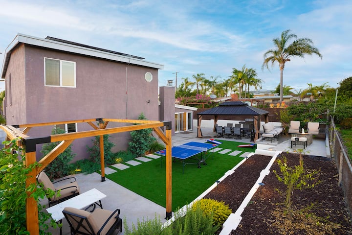 Backyard Beauty | Hot Tub, Bonfire And Patio + Ev - San Diego, CA