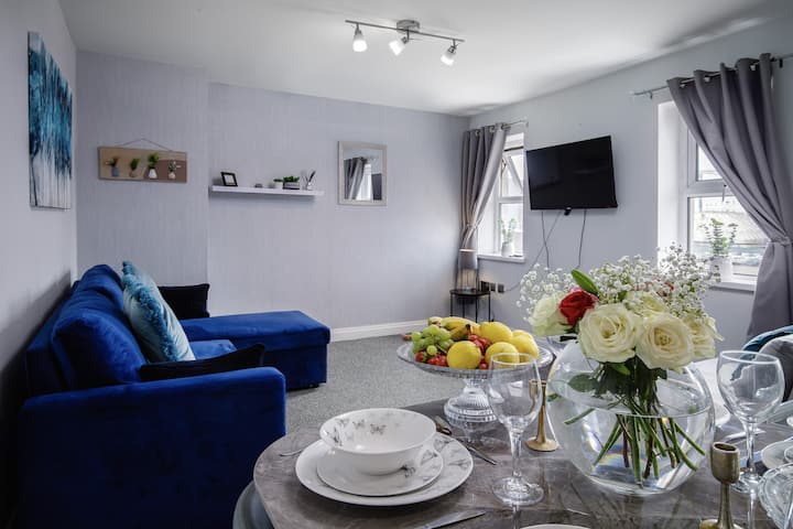 The Place Apartment 6 - 1x Free Parking Space - Blackpool
