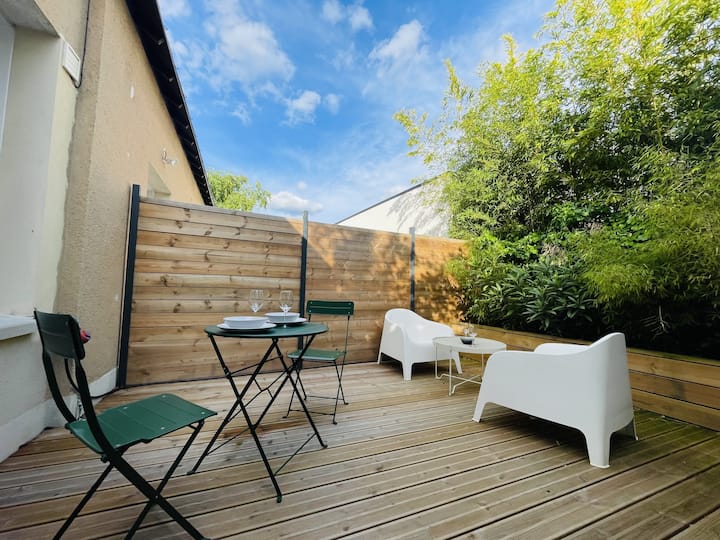 Casa Gardot - Premium Avec Terrasse & Garage - Angers