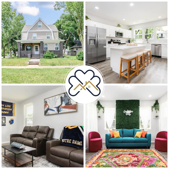 Victory Villa - 5 Br Home 5 Min From Campus<>nd Li - South Bend, IN