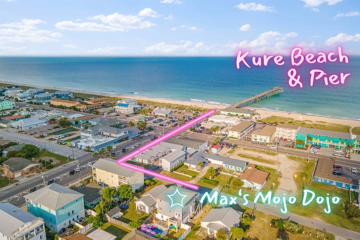 Ocean View, Heated Pool 3/15, 2 Min Walk To Beach - Carolina Beach, NC