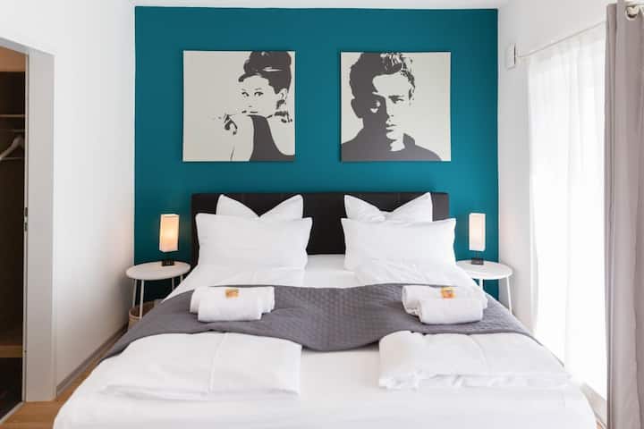 Cabana: Modern Maisonette Suite 1 | Near Hospital - Oldenburg