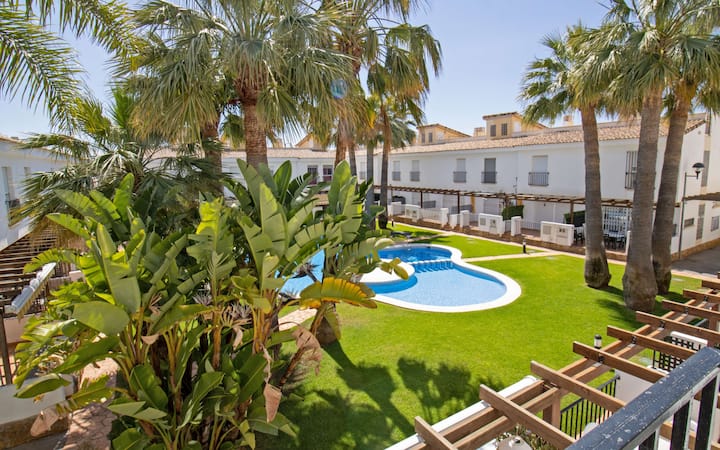 Casa Adosada Con Jardín Y Piscina - Palm Beach - Alcossebre