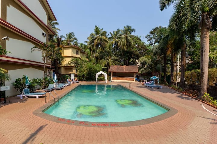 Roomzaway: Pet-friendly, Pool, Kitchen, Wi-fi - Goa