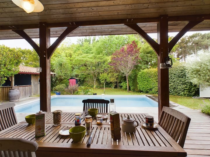 Piscine Et Sérénité - Maison Pour 6 Personnes - Lanton