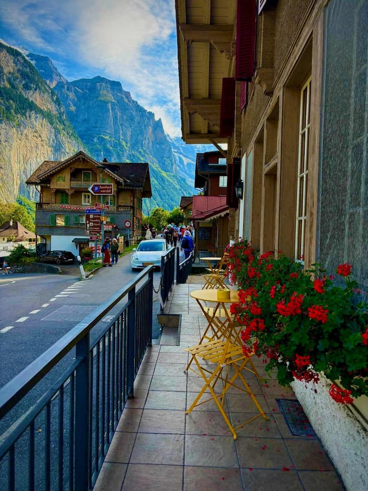 Chalet Rosa - Double Room With Mountain View 9 - Mürren