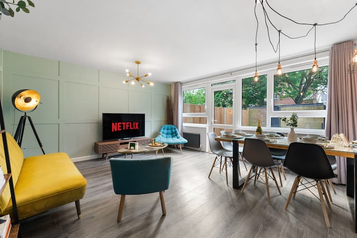 Spacious 3br Whitechapel Apt W/garden By Goldstays - Londres