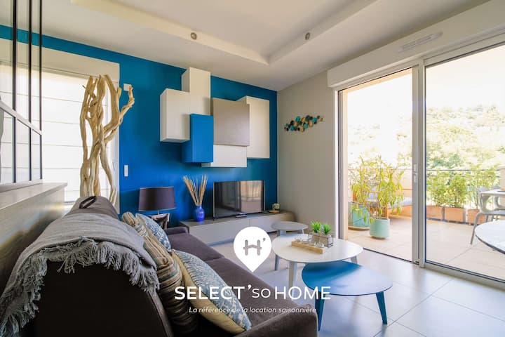 T3 Spacieux Avec Piscine Par Select'sohome - La Favière